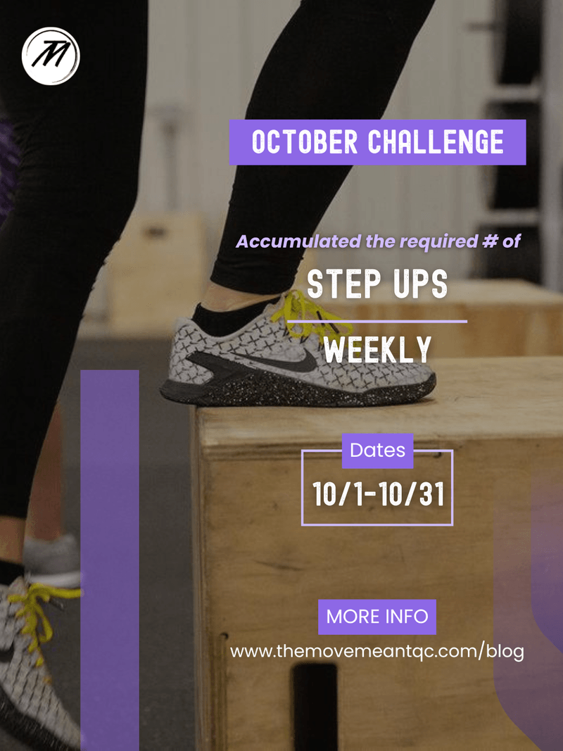 The MoveMeant | October Step-Up Challenge
